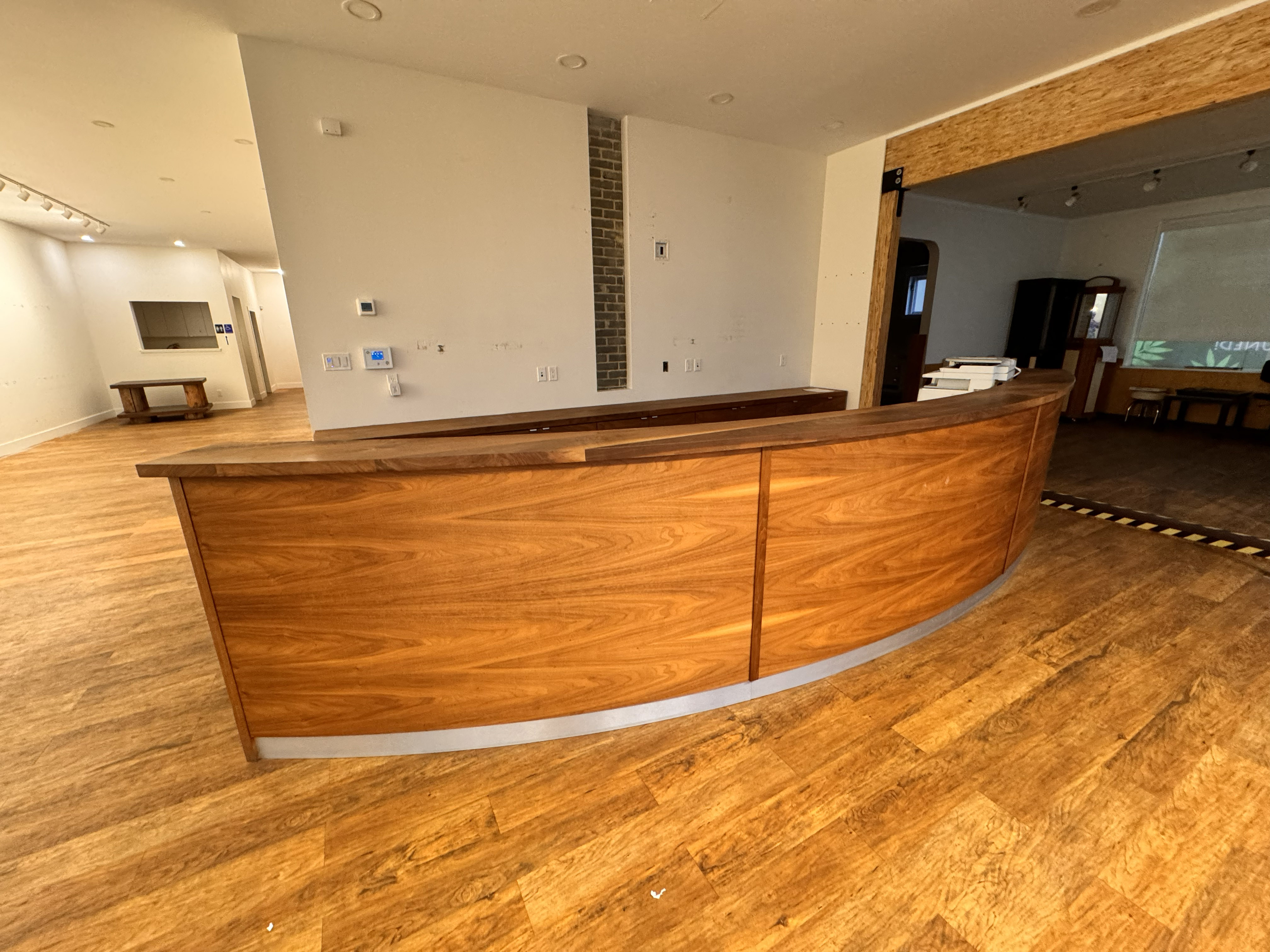 Solid Walnut Front Reception Desk | Marketplace | Eye Recommend